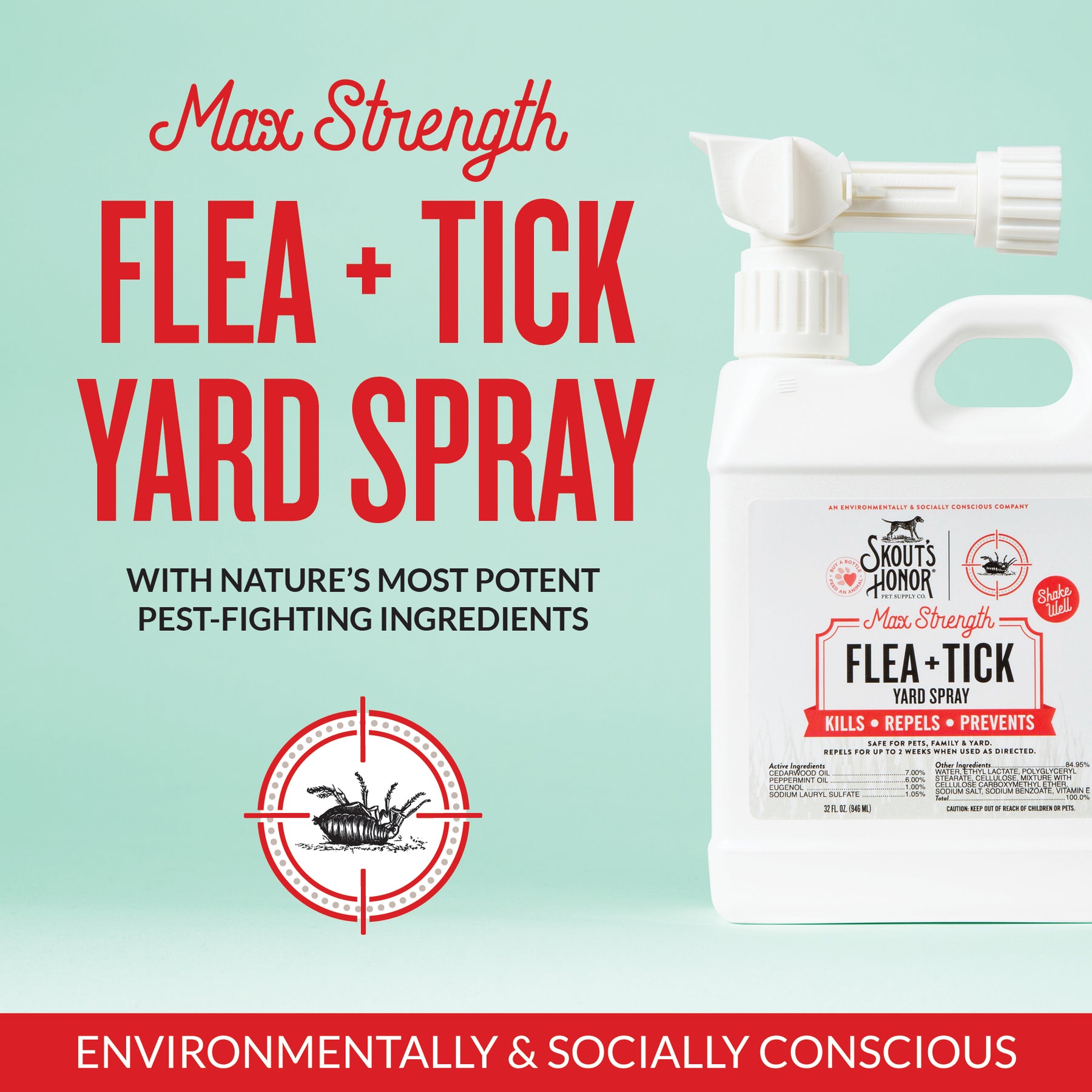 Flea and Tick Spray for Yard | Skout's Honor