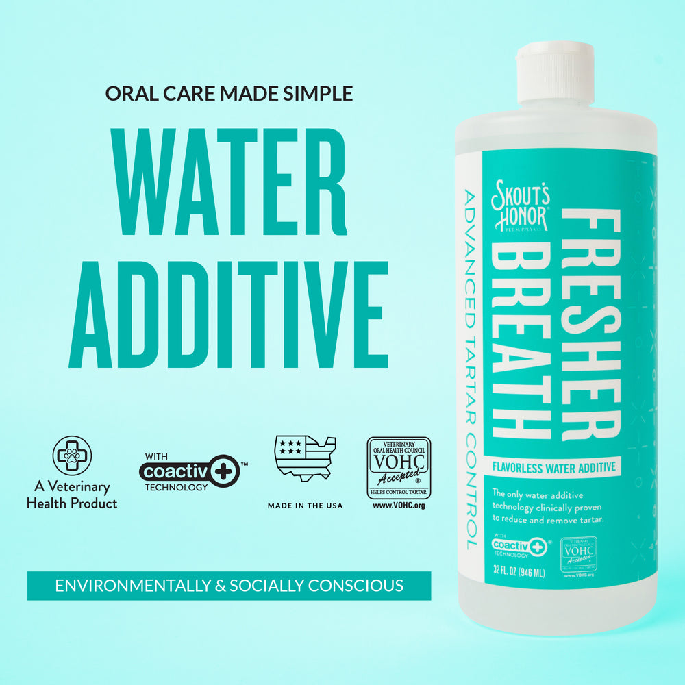 Oral Care Water Additive: Fresh and Flavorless 32oz | Skout's Honor