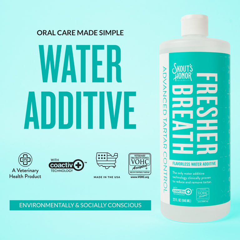 Oral Care Water Additive: Fresh and Flavorless 32oz | Skout's Honor
