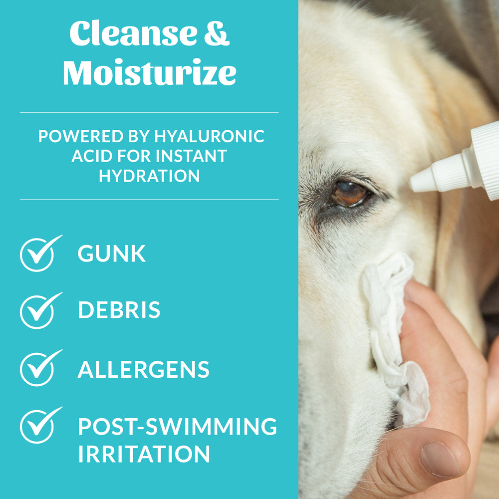 HydroClear Eye Wash For Cats & Dogs with Hyaluronic Acid | Skout's Honor