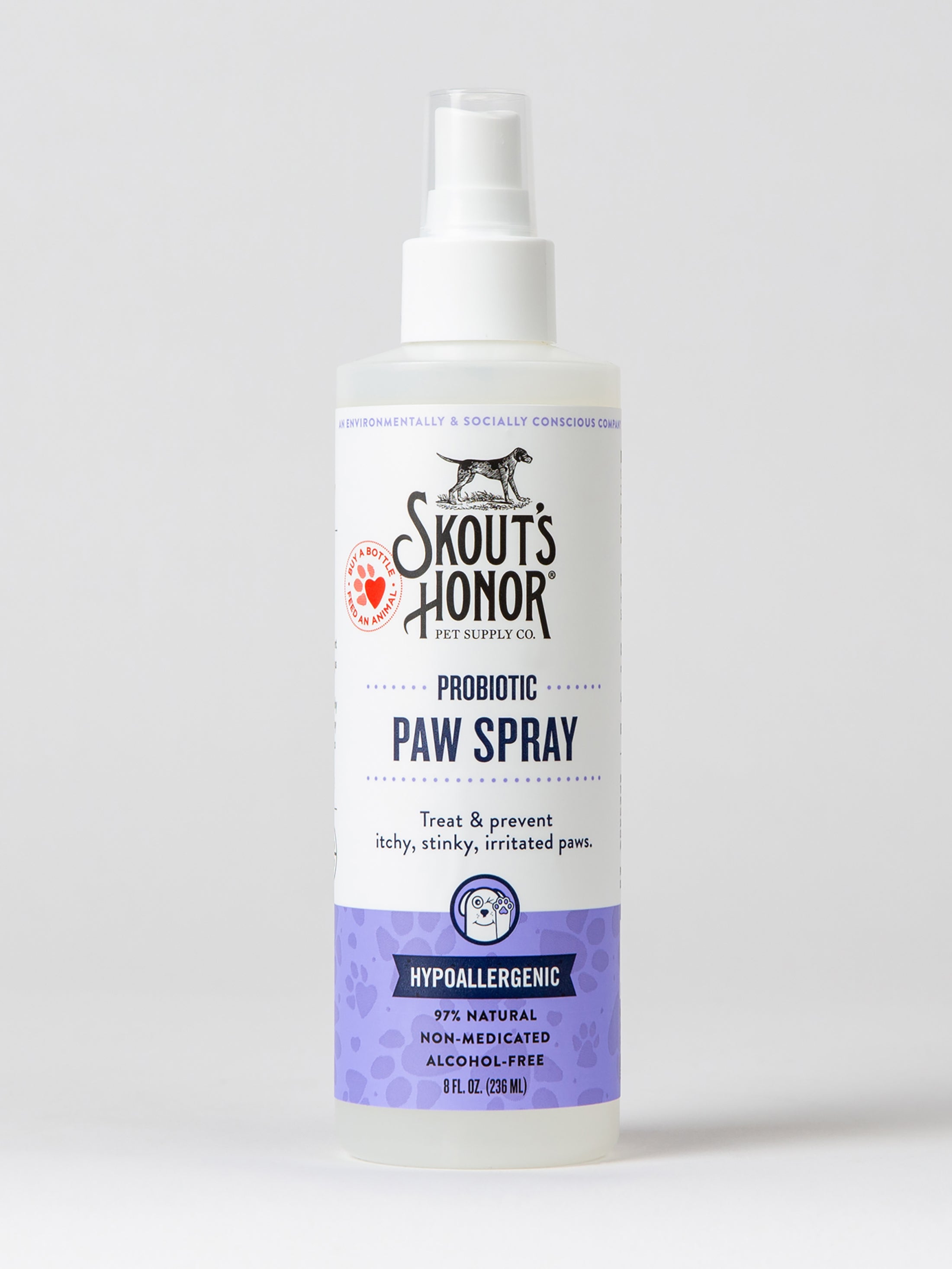 Skout's Honor Probiotic Paw Spray for Dogs & Cats